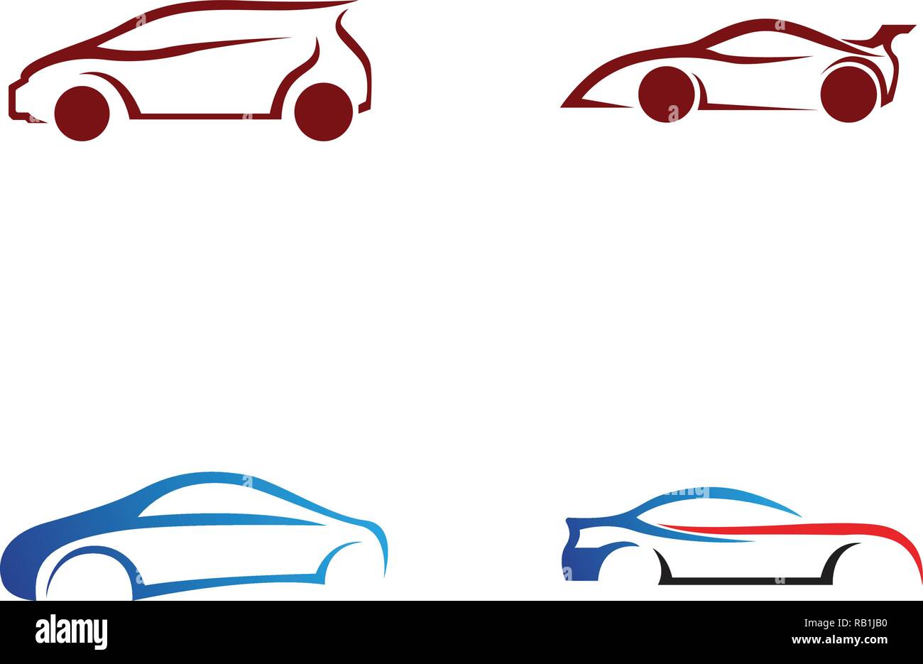 Auto car Logo Template Stock Vector Image & Art - Alamy