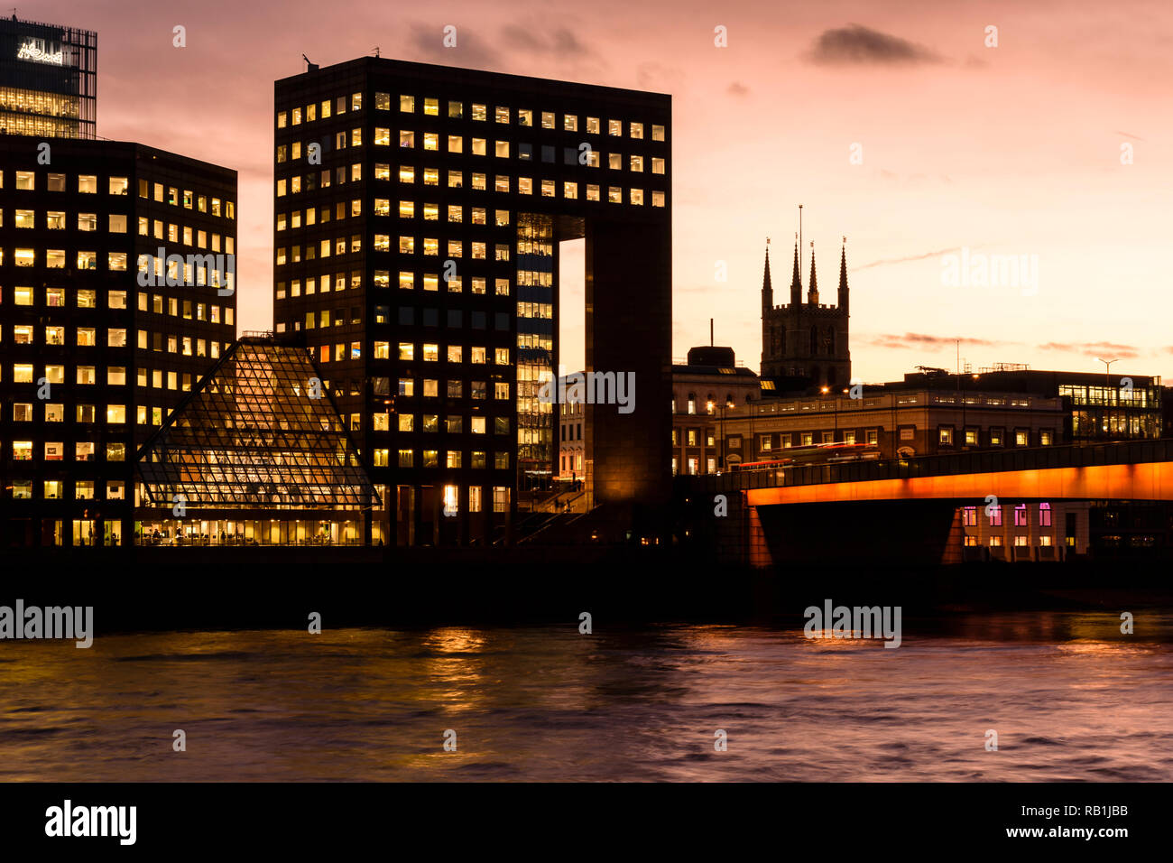 Evening in London, UK Stock Photo - Alamy