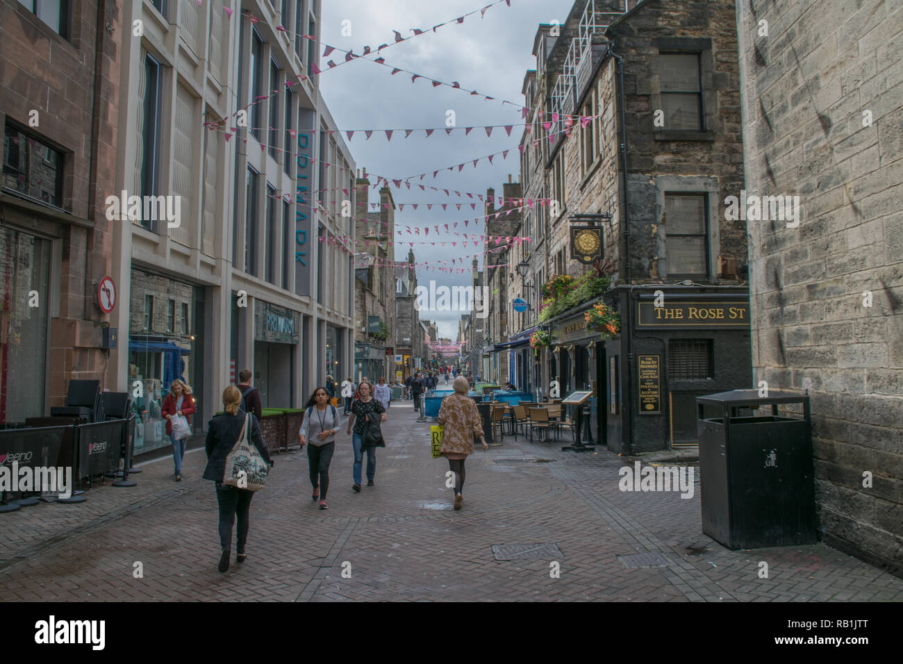 Edinburgh, Scotland, street view Stock Photo - Alamy