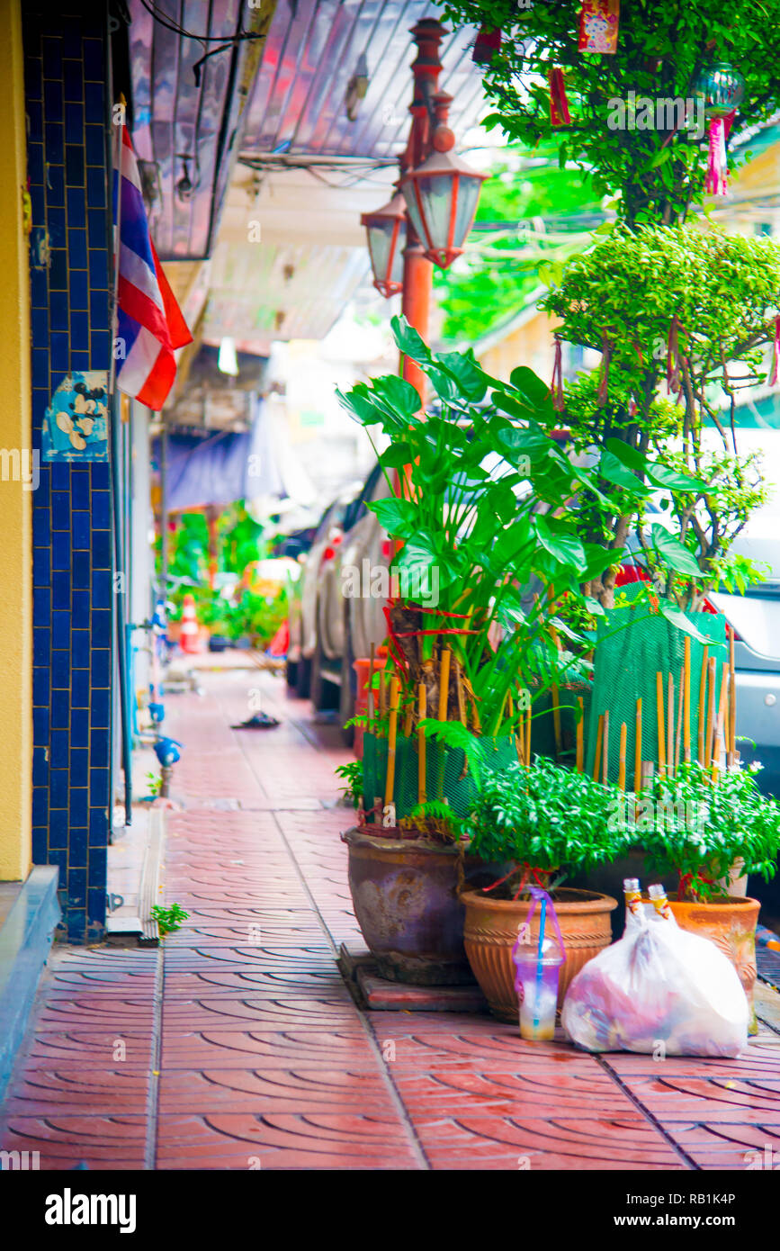 Thai daily life in Bangkok, Thailand. Thailand is known as a country ...
