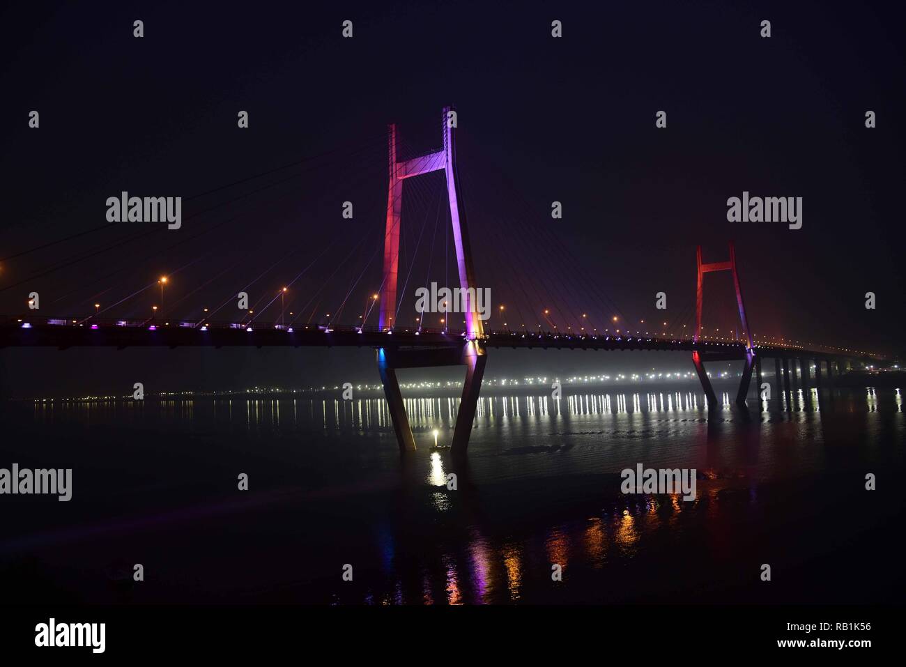 Naini bridge in allahabad india hi-res stock photography and images - Alamy