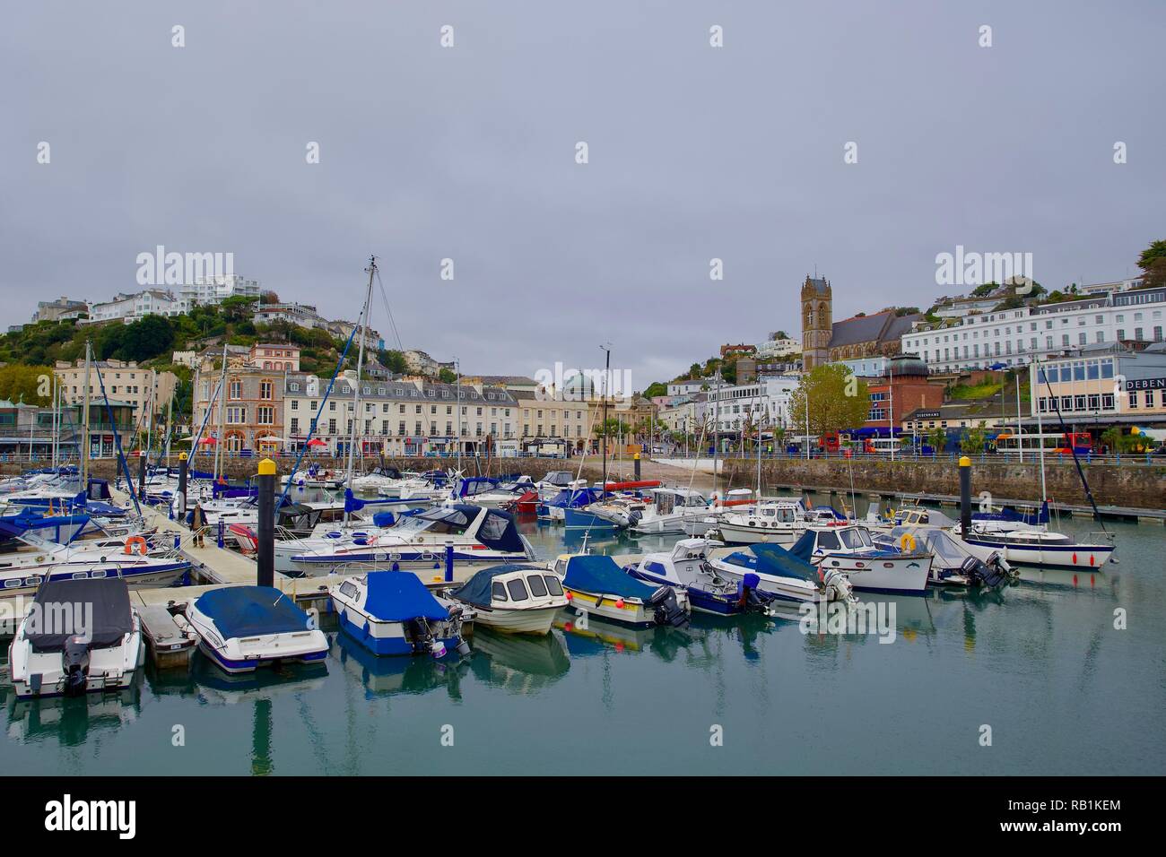 Torquay Harbour, Torquay, Devon, England Stock Photo - Alamy