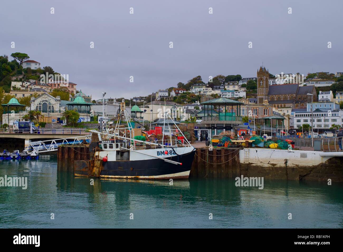 Torquay Harbour, Torquay, Devon, England Stock Photo - Alamy