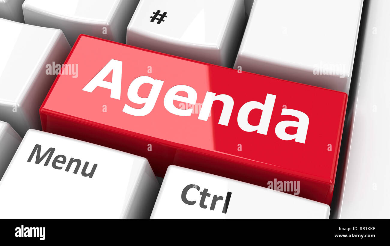 Notice agenda hi-res stock photography and images - Alamy