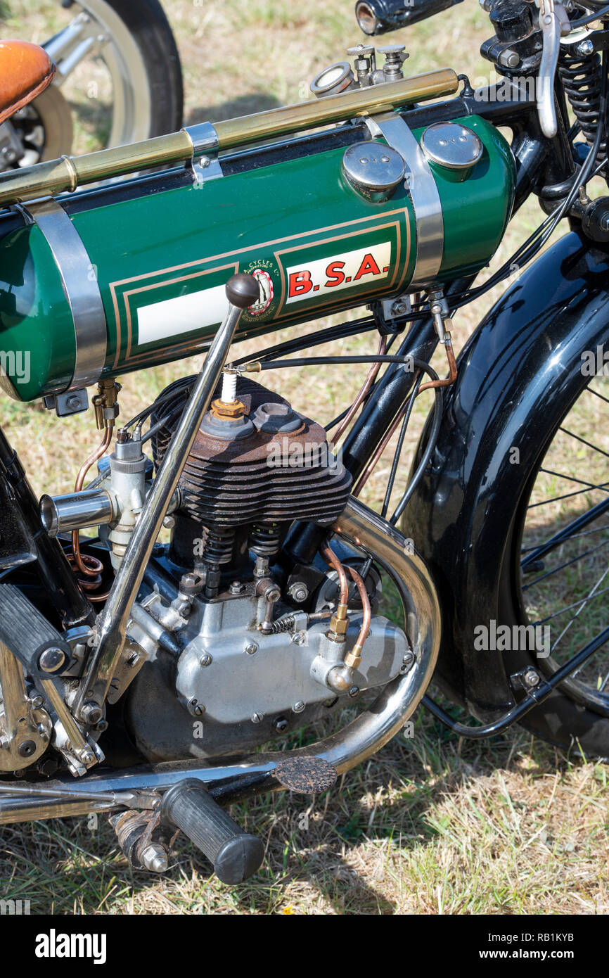 Old bsa motorcycle hi-res stock photography and images - Alamy