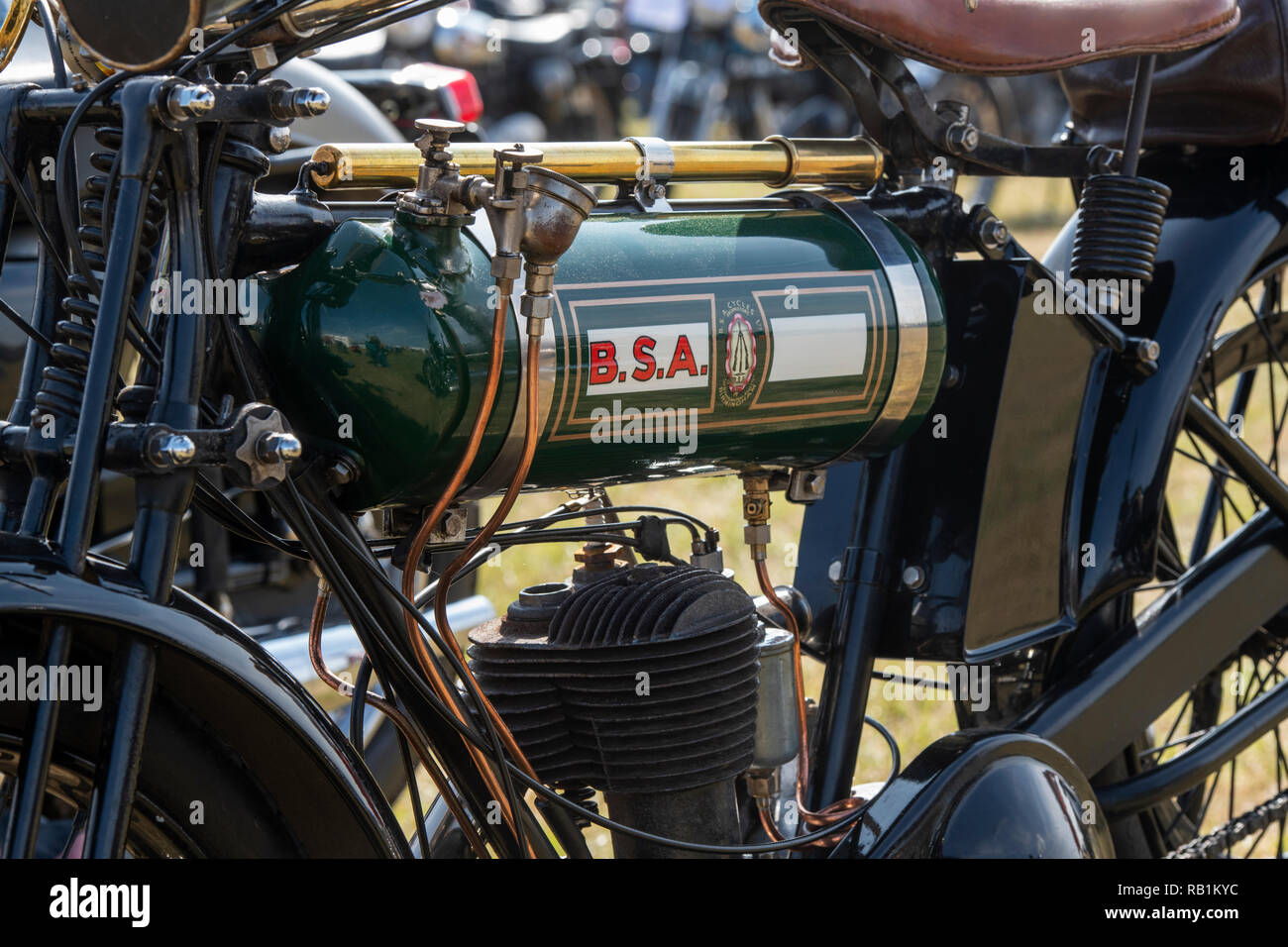 Old bsa motorcycle hi-res stock photography and images - Alamy