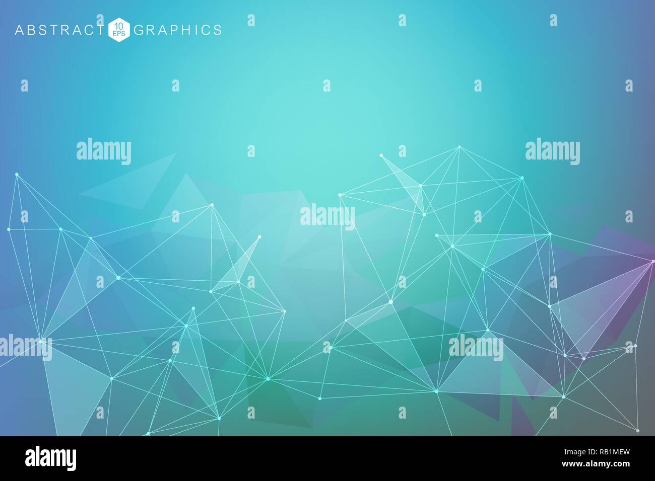 Big Data Visualization Background. Modern futuristic virtual abstract ...