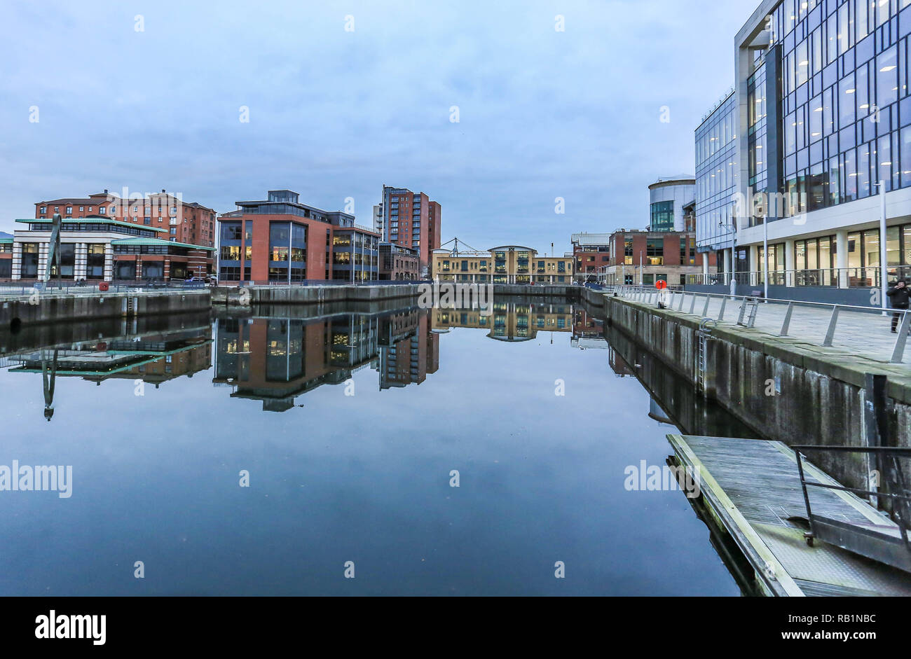 BELFAST RIVER LAGAN Stock Photo - Alamy
