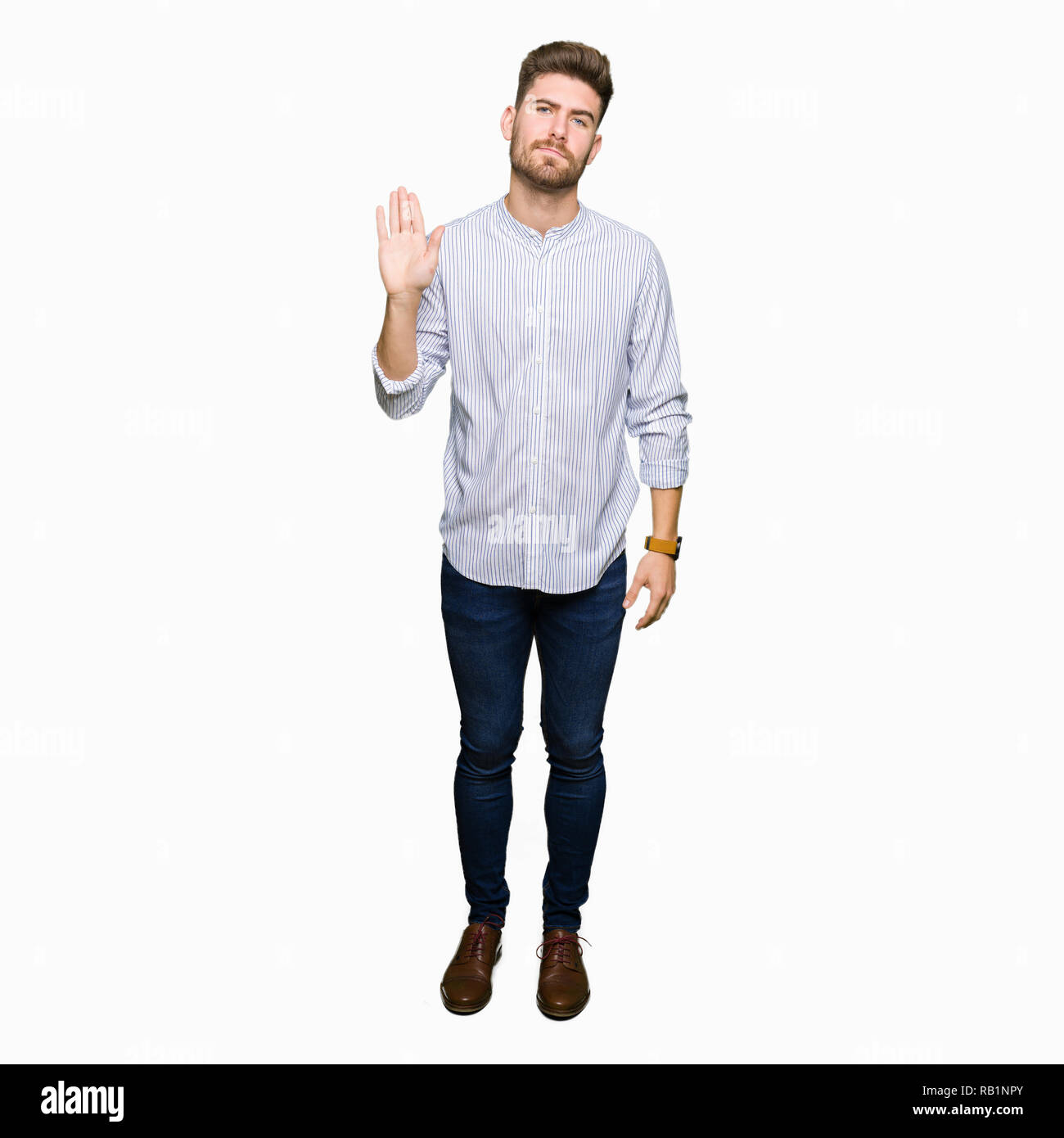 Attractive Man Clipart Bye