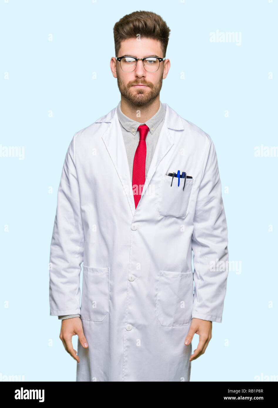 Handsome scientist looking camera hi-res stock photography and images ...