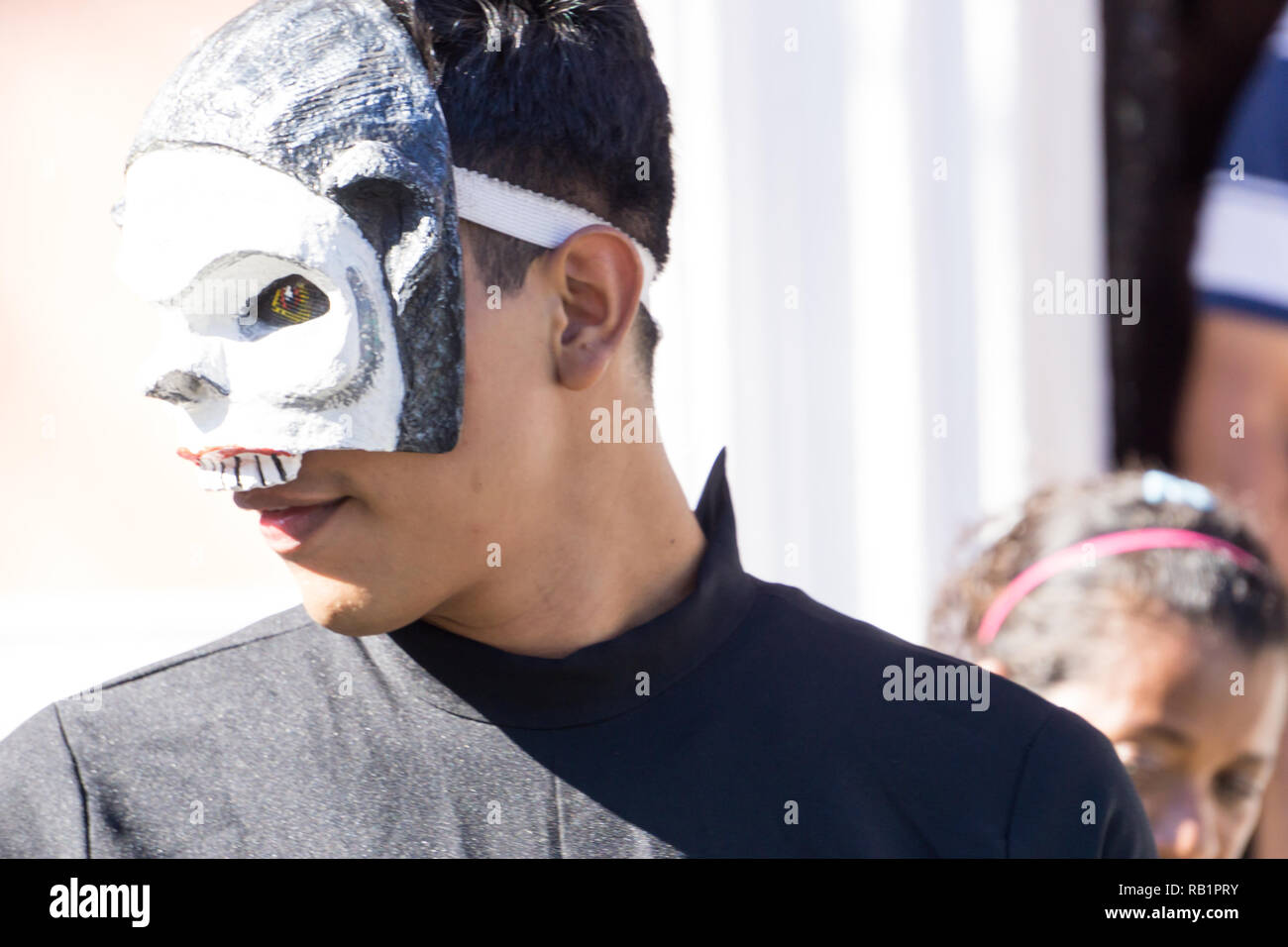 Granada, Nicaragua – February 15, 2017: People wearing traditional ...