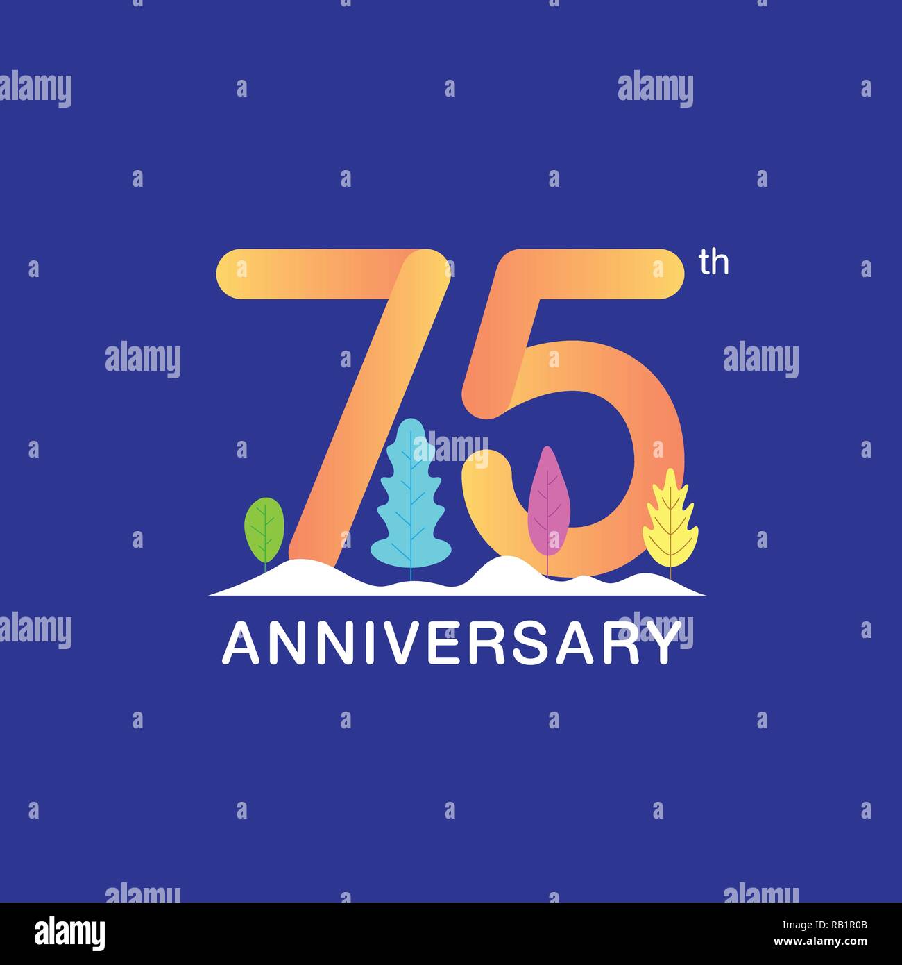 Number 75 Stock Vector Images - Alamy