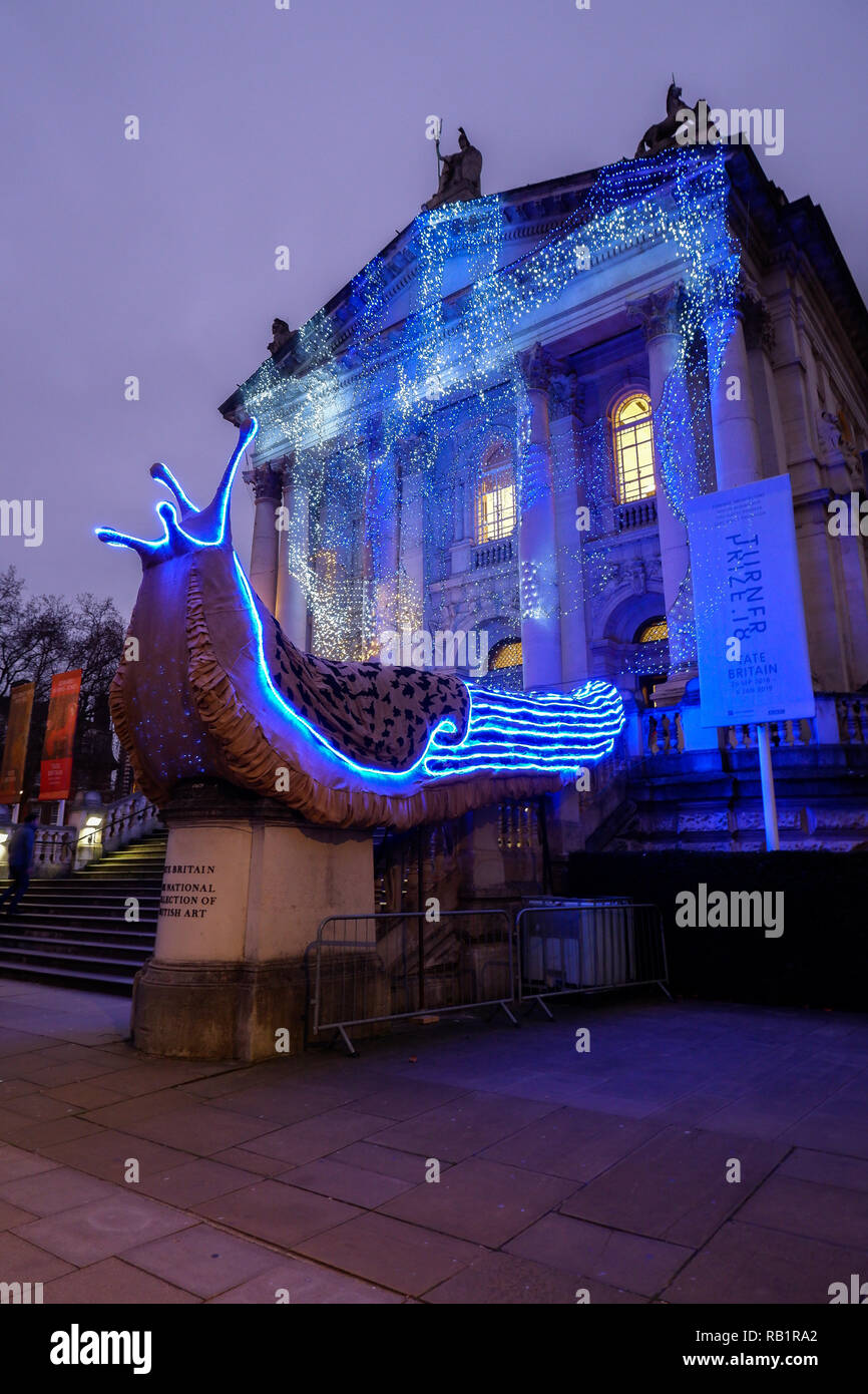 London, England - January 2019 : Tate Britain Art Gallery exterior ...