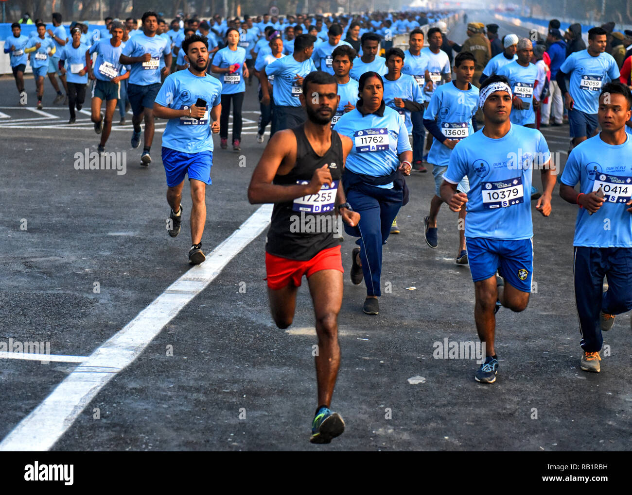 Kolkata police marathon hi-res stock photography and images - Alamy