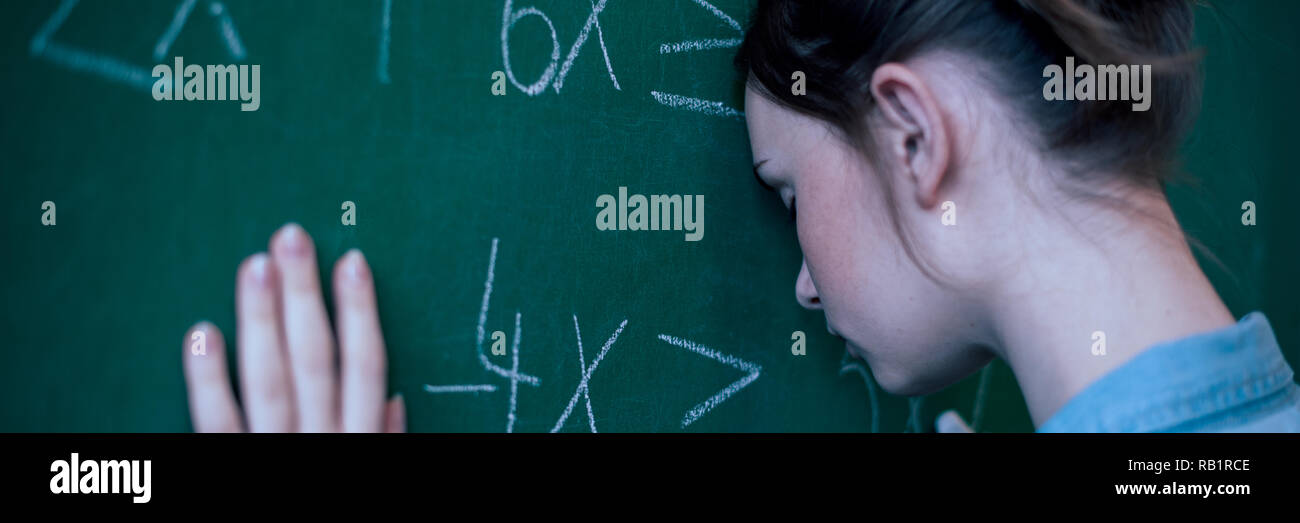Mathematics formula head hi-res stock photography and images - Alamy