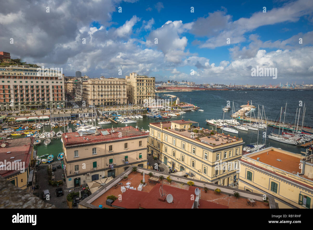 Naples city overview hi-res stock photography and images - Alamy