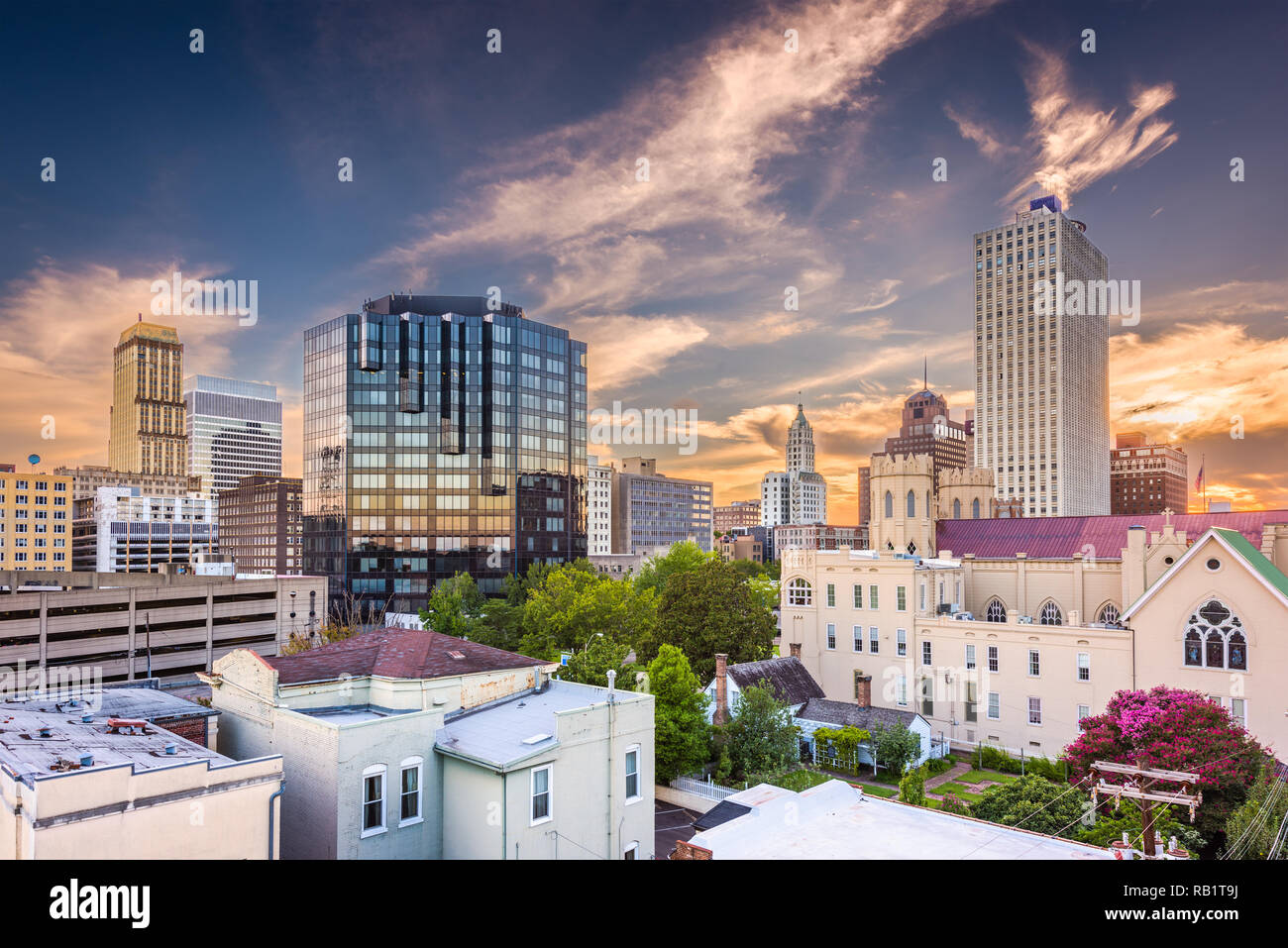 Memphis, Tennessee, USA downtown city skyline at dusk Stock Photo - Alamy
