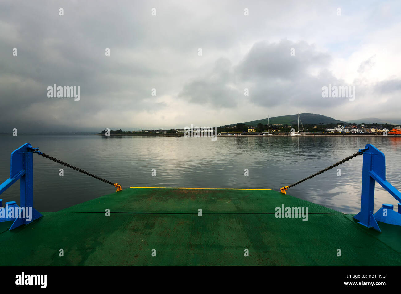Crossing with ferry , Ireland Stock Photo - Alamy