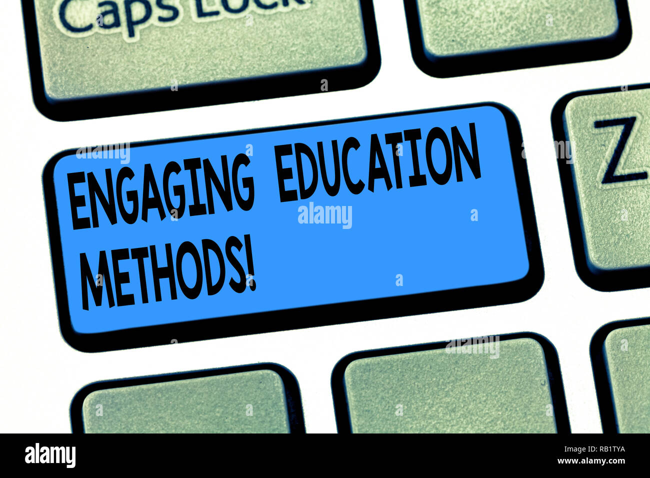 Word writing text Engaging Education Methods. Business concept for ...