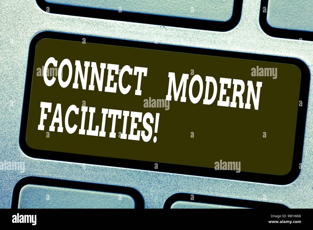 Word writing text Connect Modern Facilities. Business concept for ...