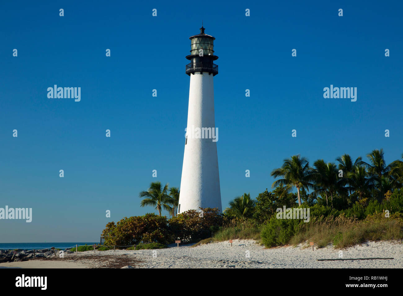 Cape Florida Lighthouse, Bill Baggs Cape Florida State Park, Florida ...