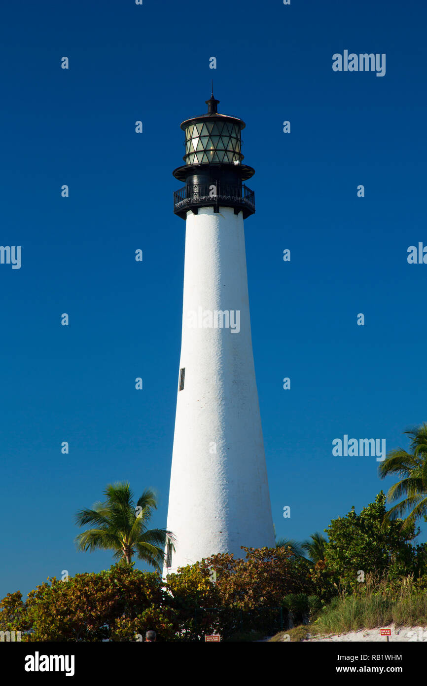 Cape Florida Lighthouse, Bill Baggs Cape Florida State Park, Florida ...