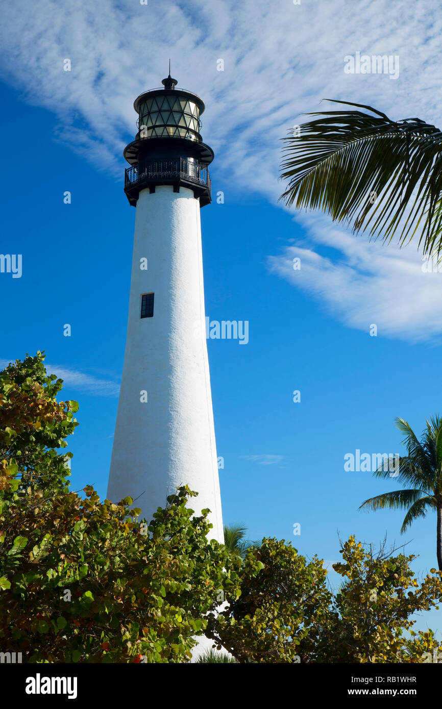 Cape Florida Lighthouse, Bill Baggs Cape Florida State Park, Florida ...