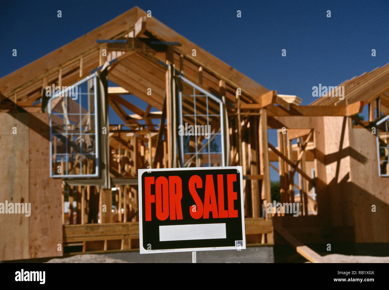American residential frame house under hi-res stock photography and ...