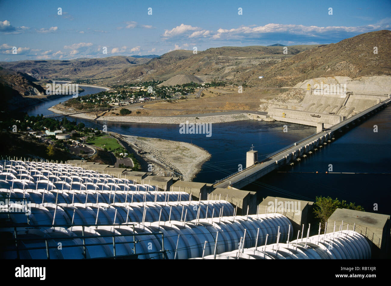 Power Plant at Grand Cooulee Dam, WA, USA Stock Photo - Alamy
