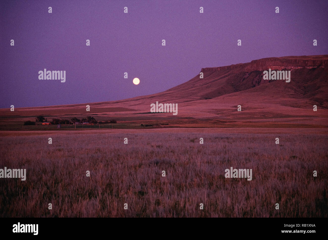 Square Butte is an iconic landmark in Montana, USA Stock Photo - Alamy