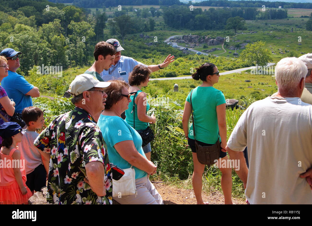 Gettysburg tour guide hi-res stock photography and images - Alamy