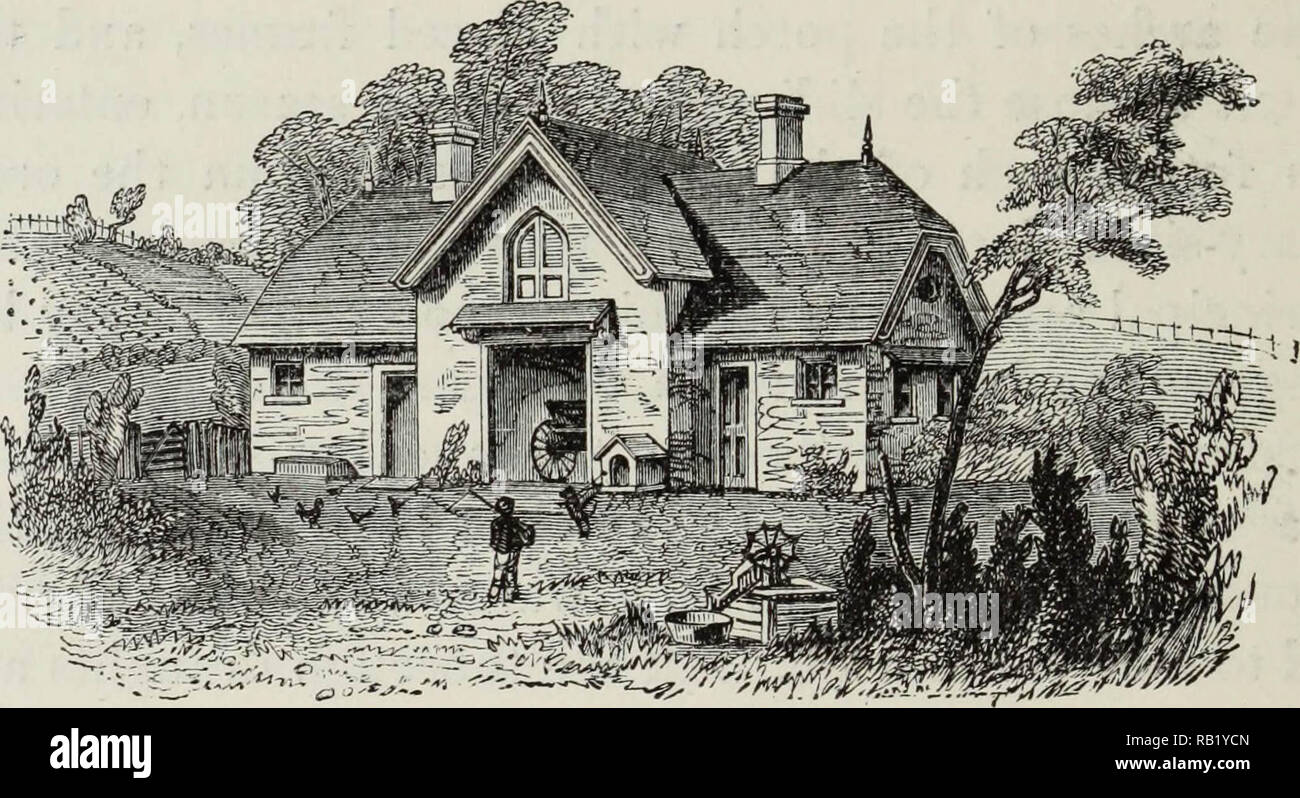 "Villas and cottages" (1874 Stock Photo - Alamy