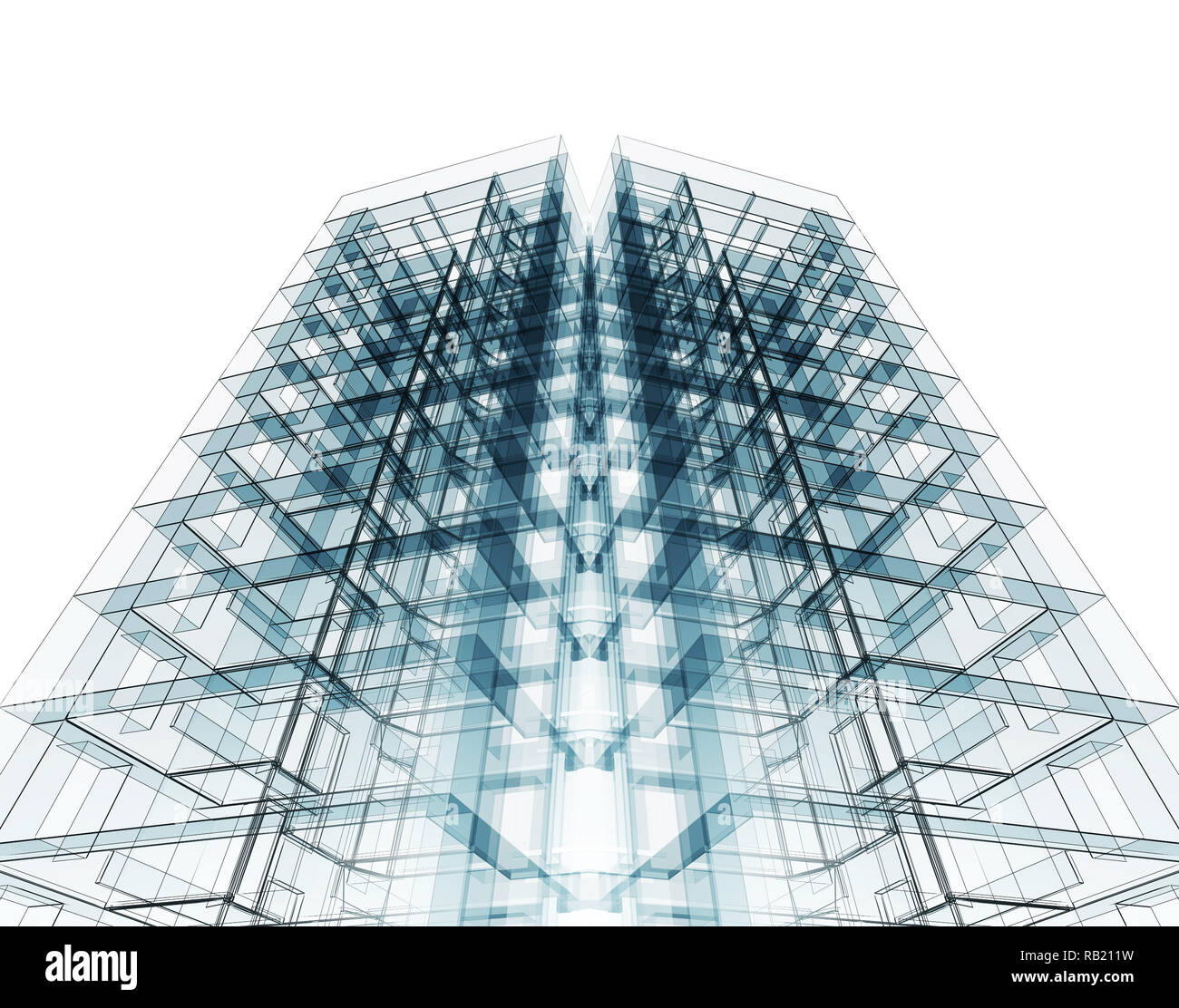 Architecture. Building concept. 3d rendering Stock Photo - Alamy