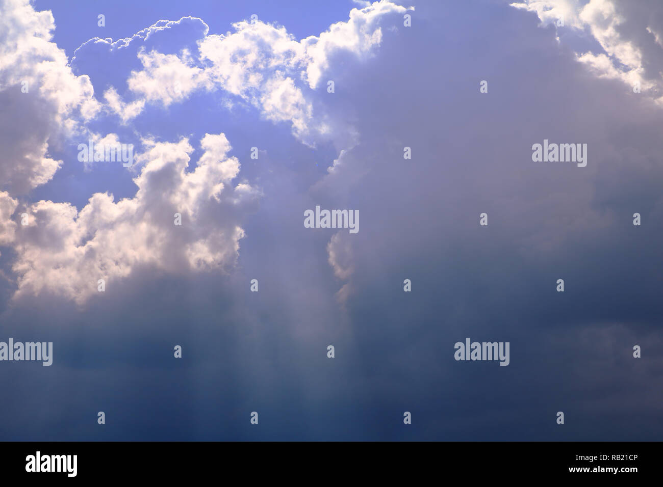 blue sky with rain cloud, art of nature beautiful and copy space for ...