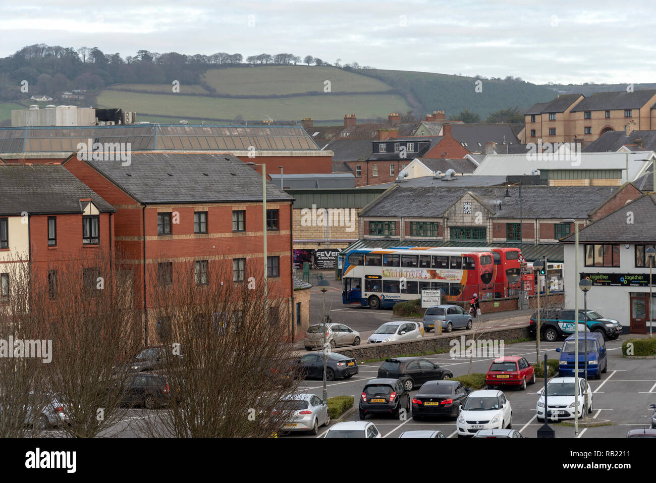 Barnstaple town centre hi-res stock photography and images - Alamy