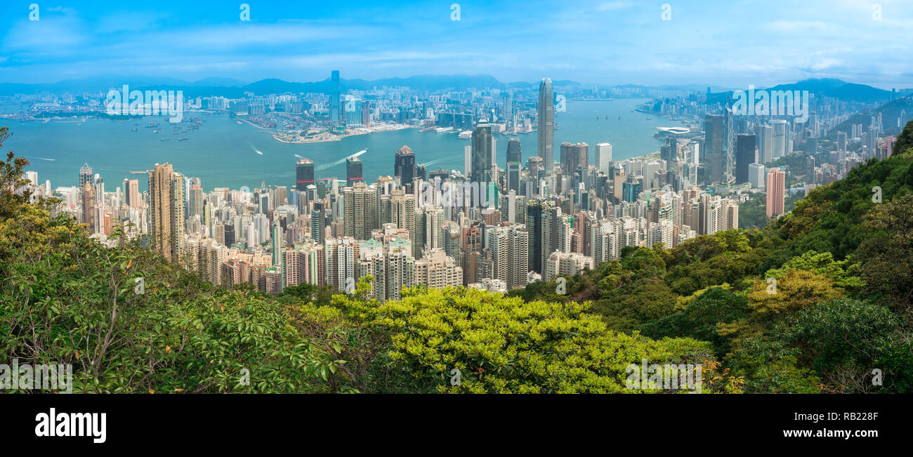 Victoria peak panorama hi-res stock photography and images - Alamy
