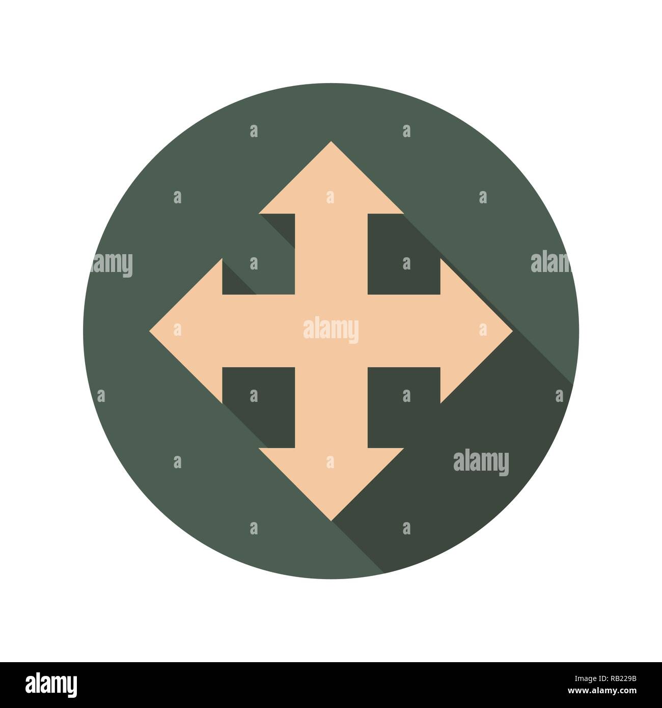 4 way arrow Cut Out Stock Images & Pictures - Alamy