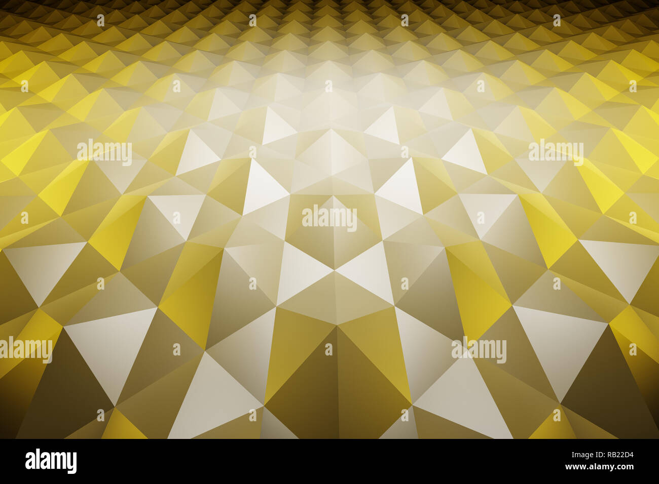 3d rendering: Abstract background with endless pyramid shapes Stock ...