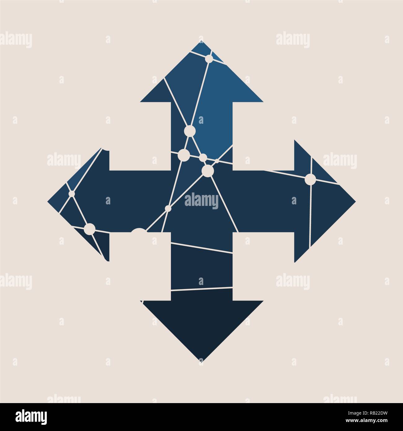 Four way cross hi-res stock photography and images - Alamy