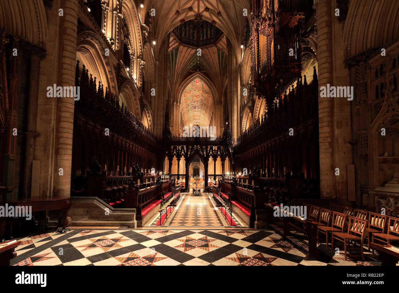 Ely cathedral interior hi-res stock photography and images - Alamy