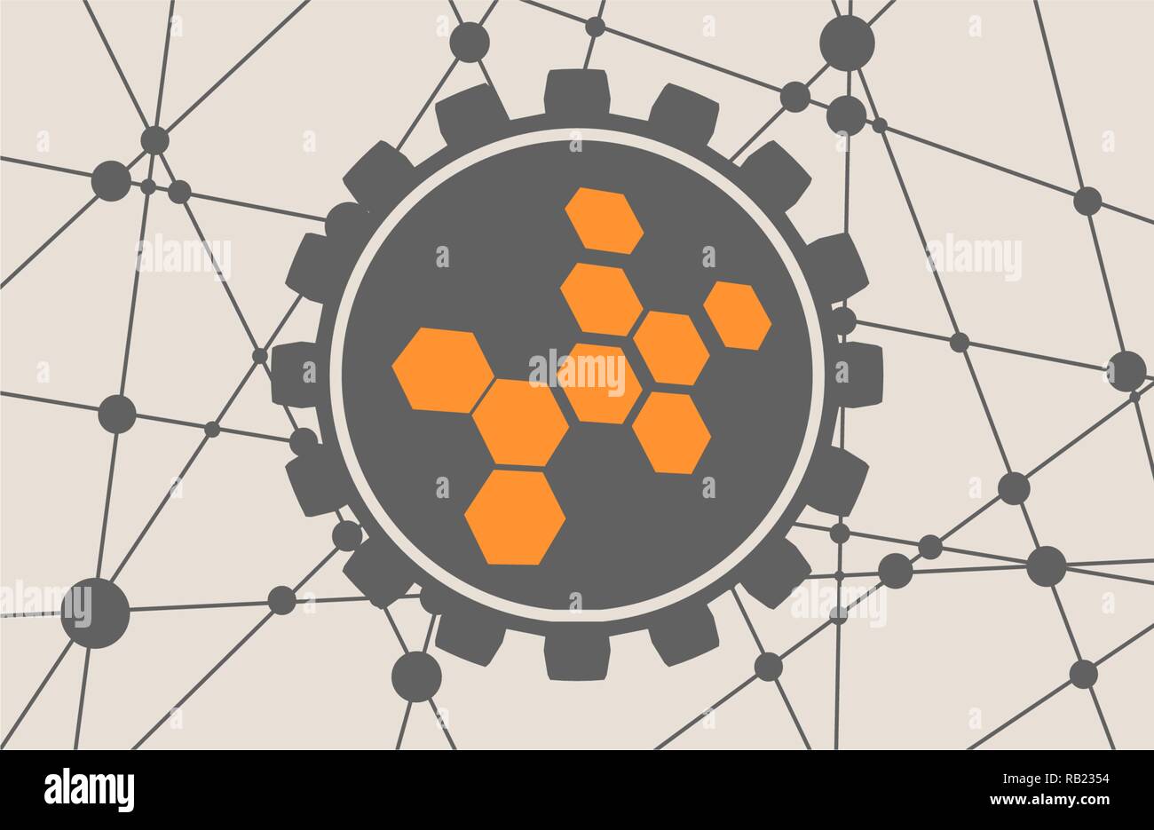 Molecule And Communication Background Stock Vector Image And Art Alamy