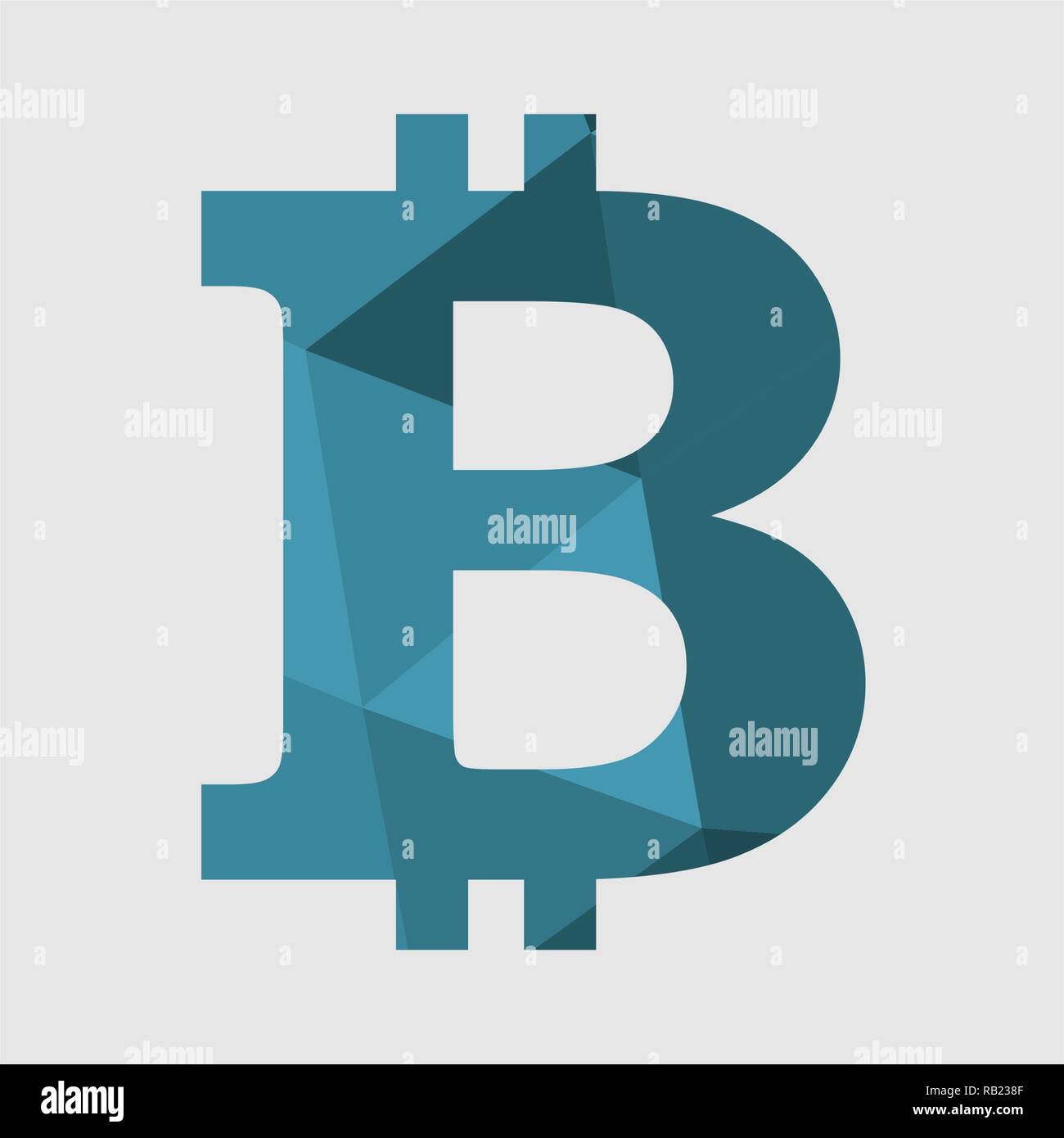Bitcoin crypto currency symbol Stock Vector Image & Art - Alamy