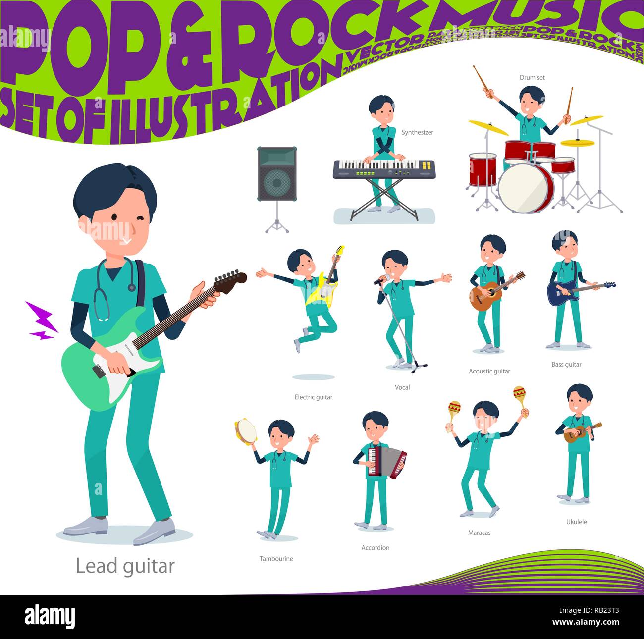 Doctor rock Stock Vector Images - Alamy