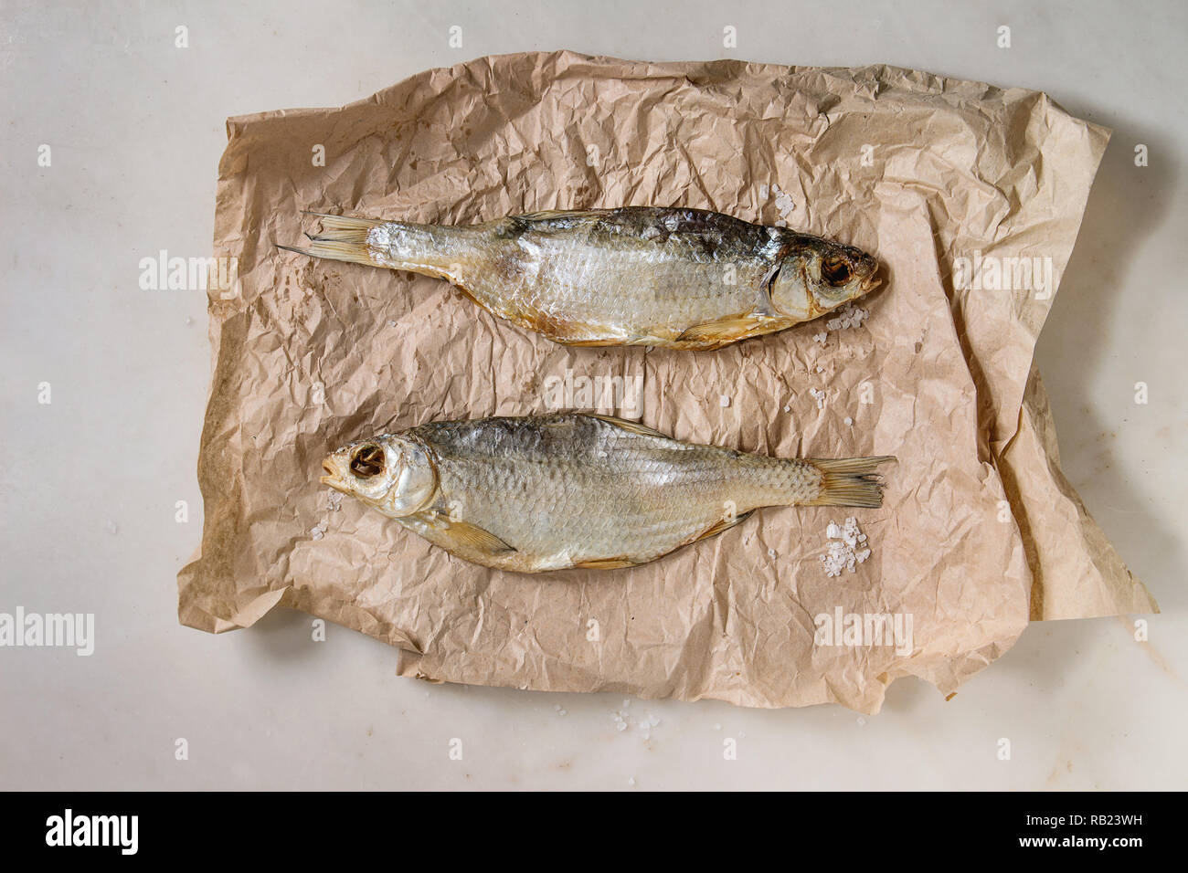 Dried fish stockfish Stock Photo - Alamy