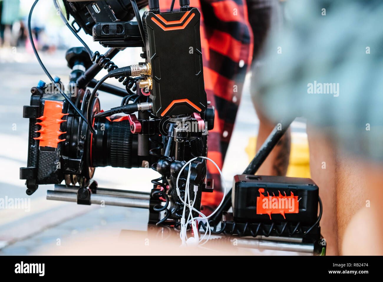 Film set crew gear hi-res stock photography and images - Alamy