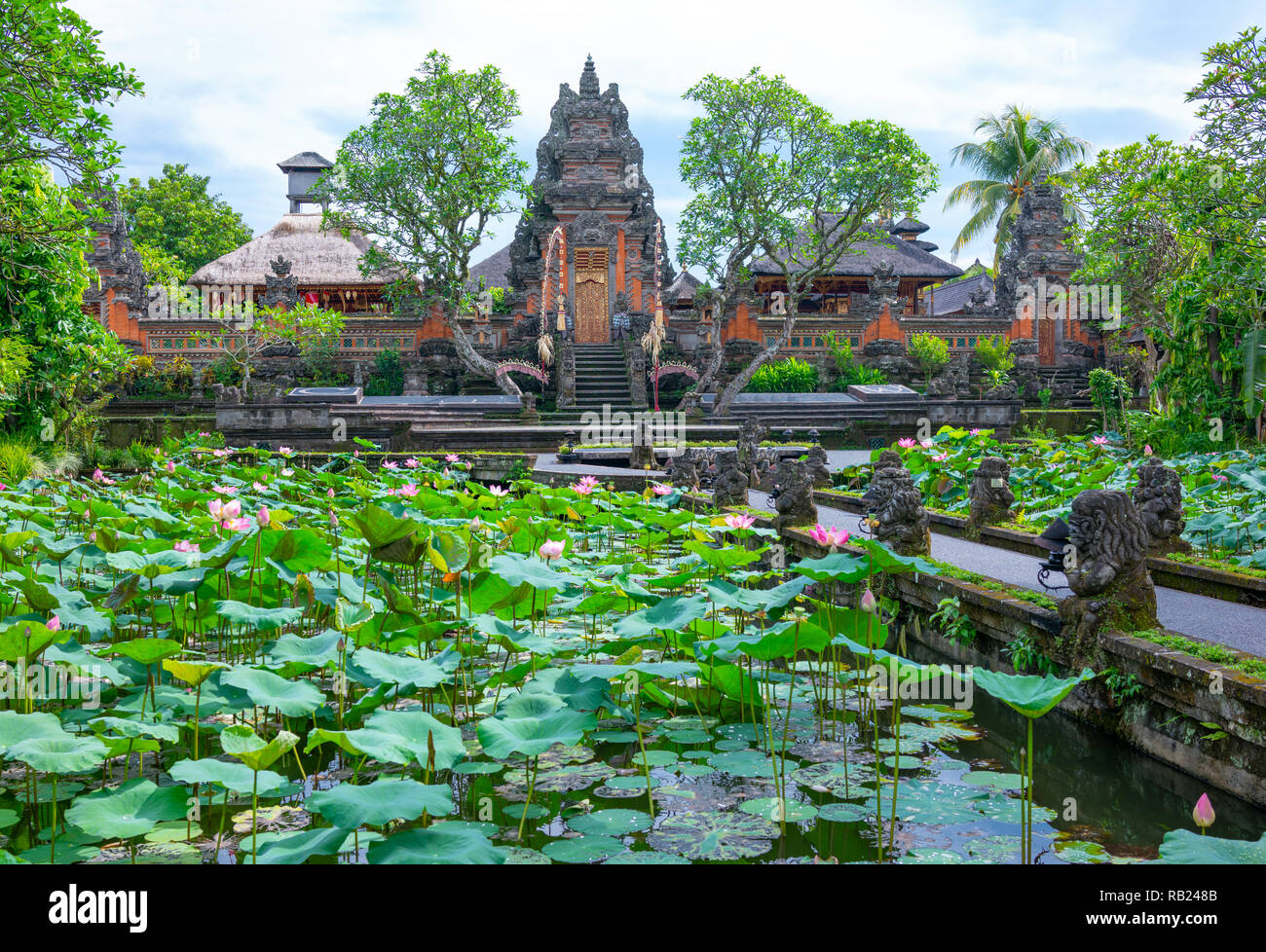 Bali, Indonesia, the gardens of the Goa Gajah temple Stock Photo - Alamy