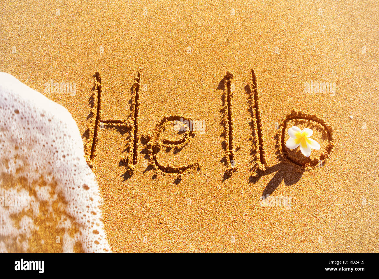 Hello written hi-res stock photography and images - Alamy