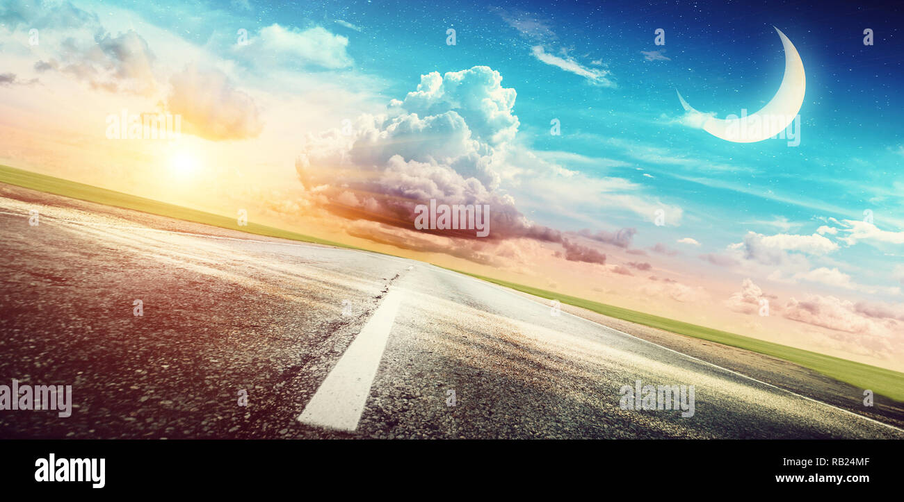 Panoramic road hi-res stock photography and images - Alamy
