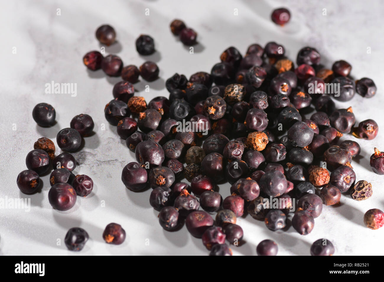 Dried Juniper Berries Stock Photo - Alamy