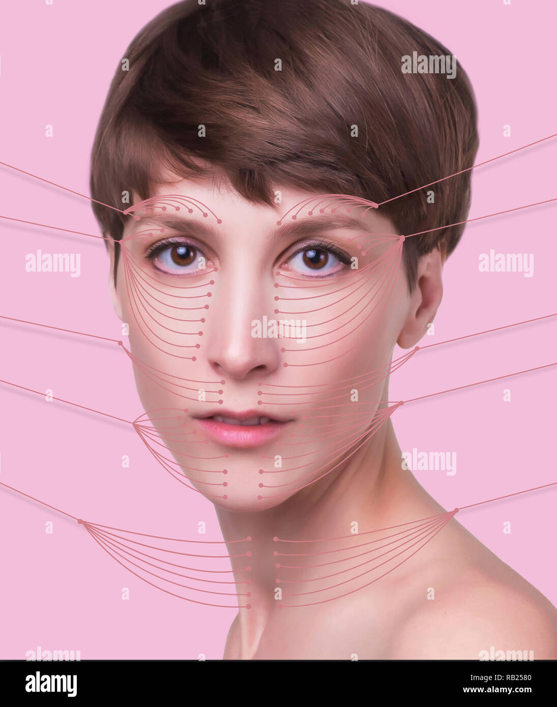 Young female with clean fresh skin Stock Photo - Alamy